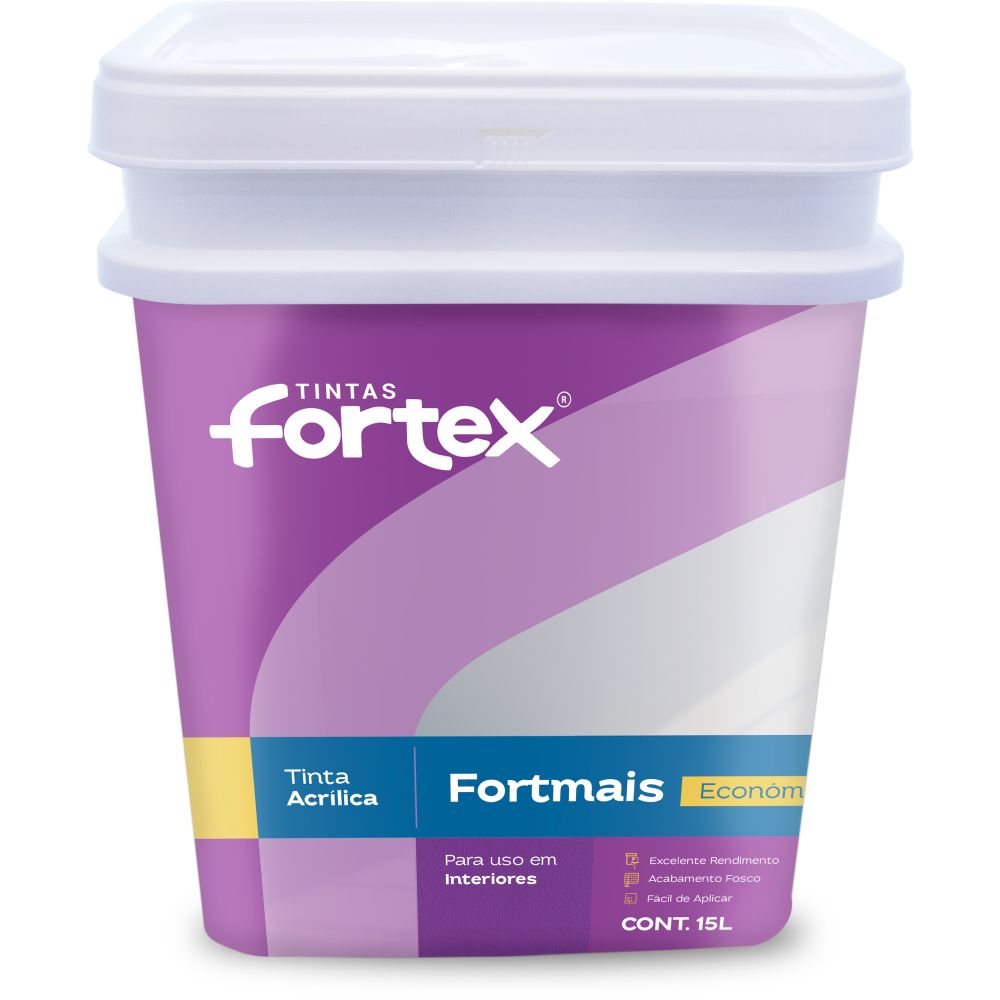 Tinta Fortmais Branco Neve 15L Fortex