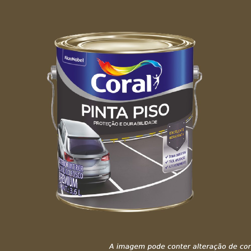Tinta Pinta Piso Concreto 3,6L Coral