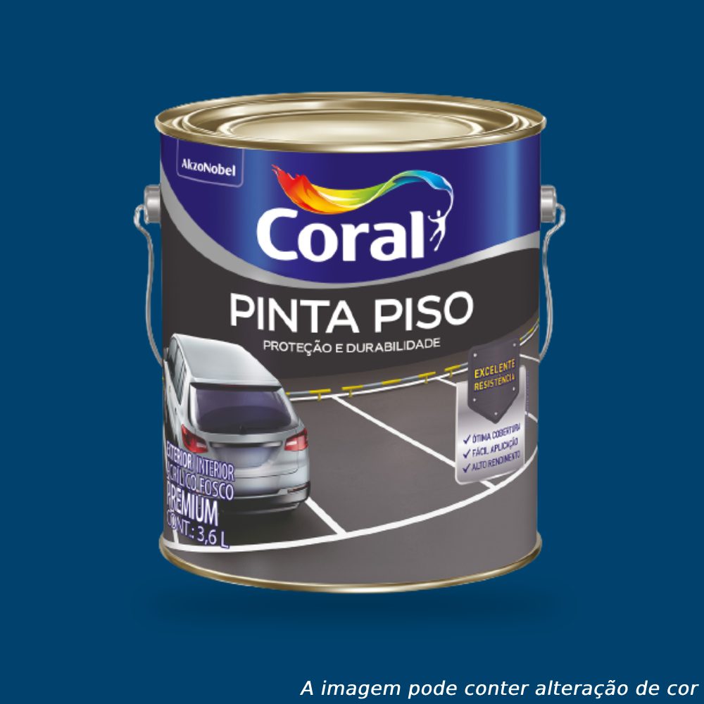 Tinta Pinta Piso Azul 3,6L Coral