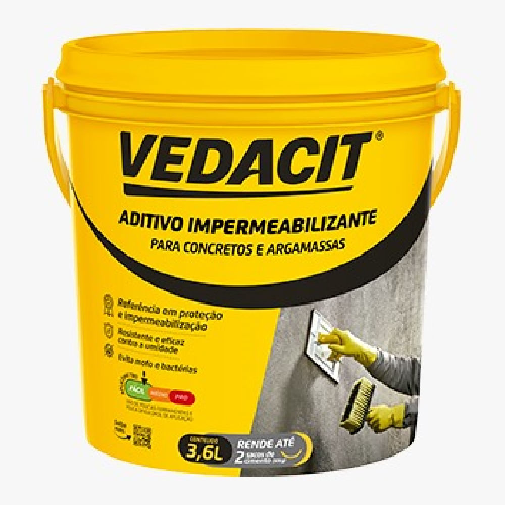 Aditivo Impermeabilizante 3,6L Vedacit